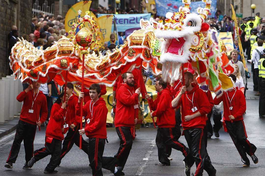 Traditional Lion Dance - Yee's Hung Ga Edinburgh